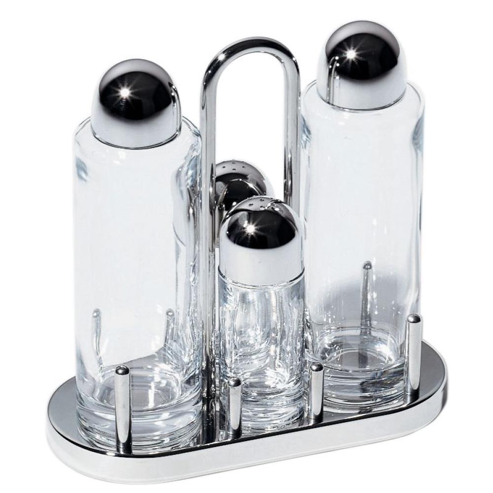 Alessi Set Olio-aceto-sale-pepe - Olio E Aceto