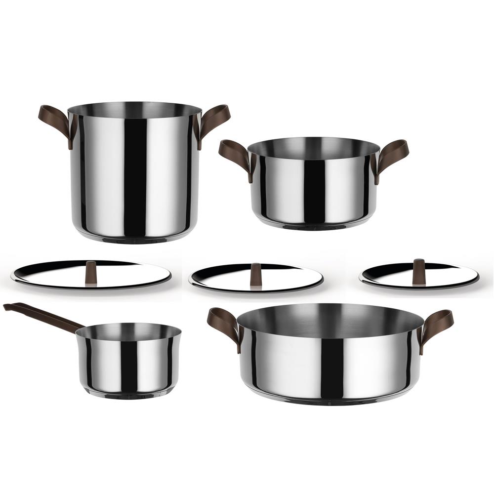 Alessi Set Pentole 7 Pz Edo - Pentole
